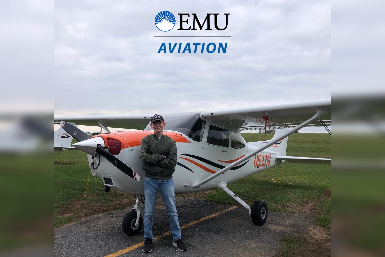 First solo flights with EMU at Lancaster student-pilots: Meet Bleyd ...