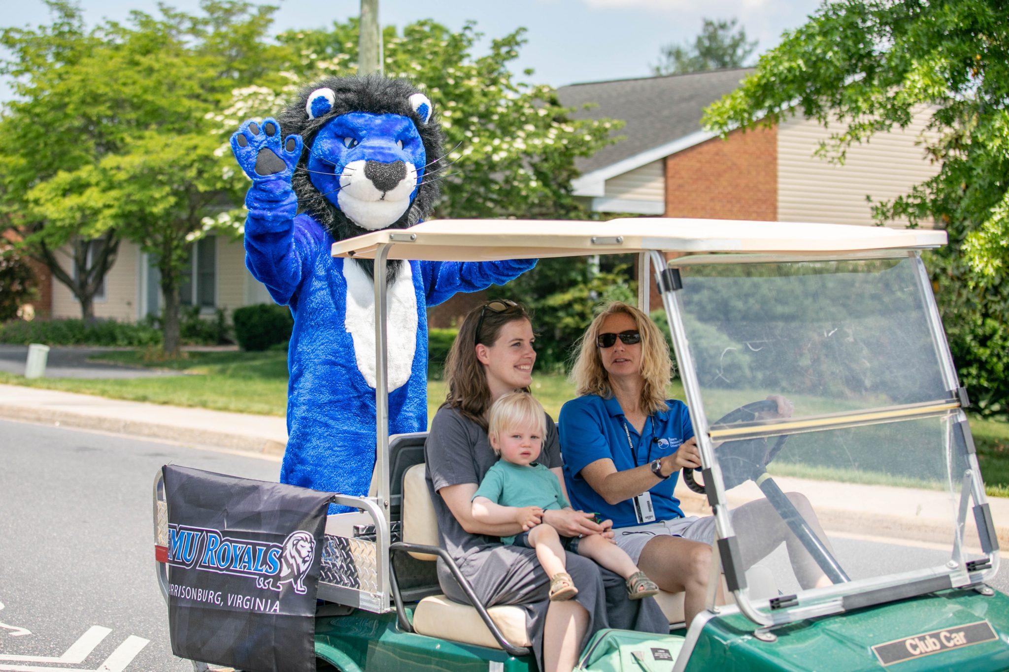 Herm on parade! EMU's mascot makes debut appearance - EMU News