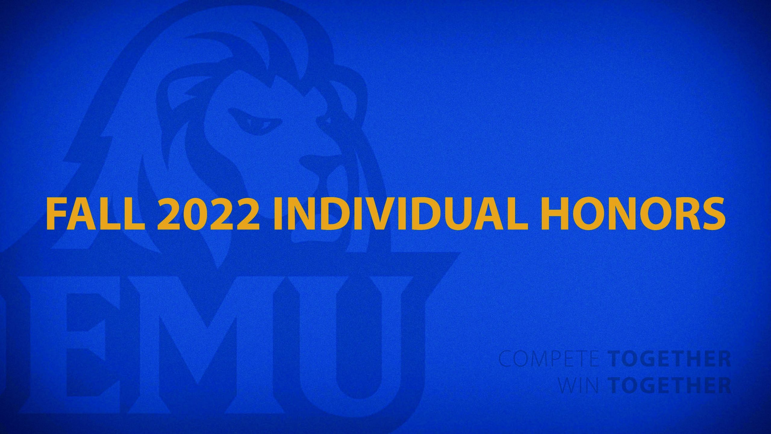 Royals close out fall season with individual honors - EMU News