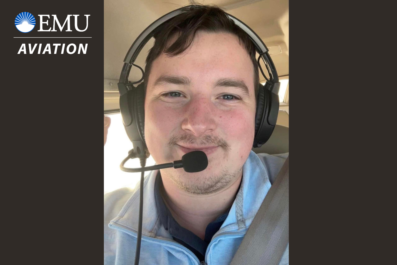 EMU Lancaster aviation student Conner Rhoades earns Private Pilot and ...