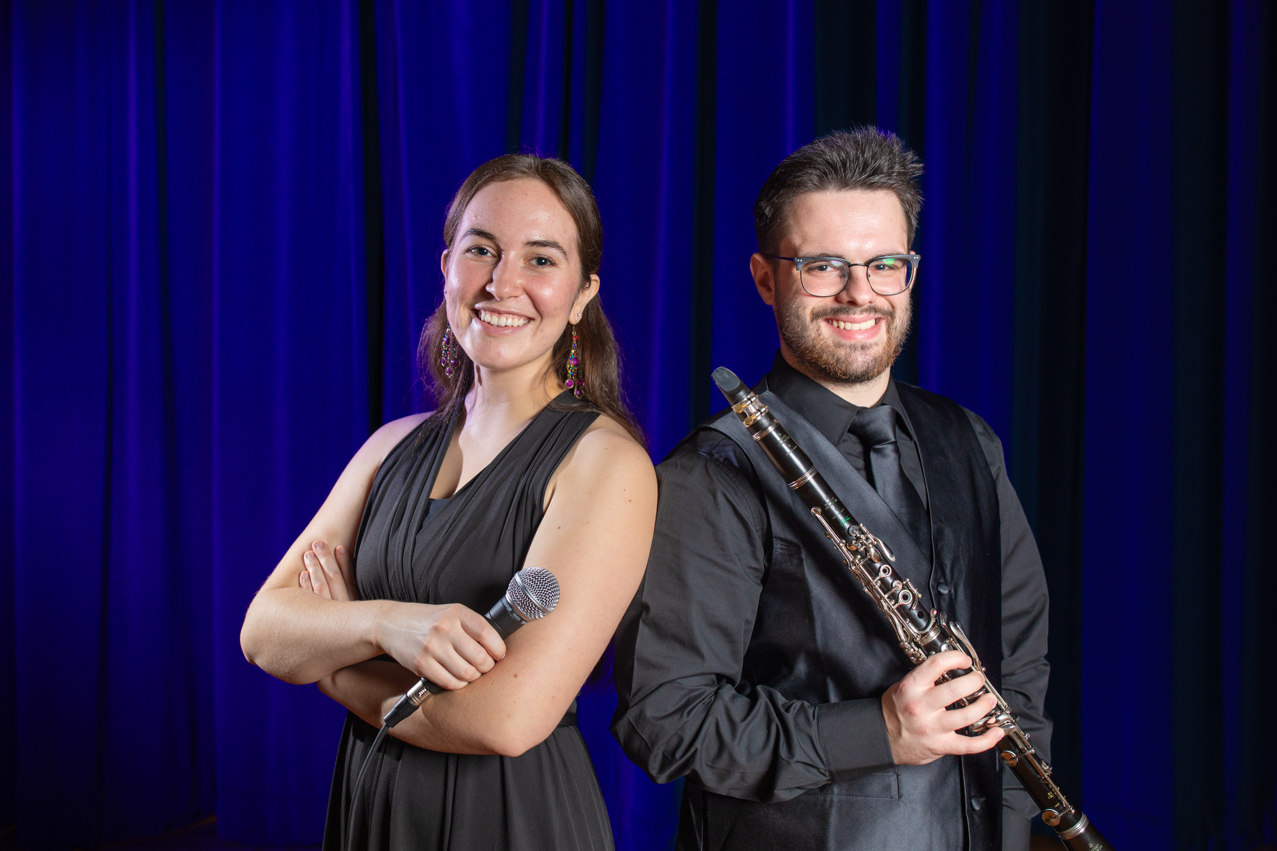 Junior vocalist Reah Clymer, senior clarinetist Luke Haynes win Concerto/Aria Competition - EMU News