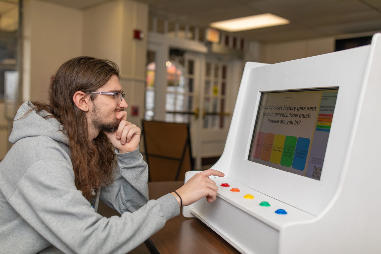 Q&A with EMU junior Doran Kennedy, the keeper of the caf’s question box ...