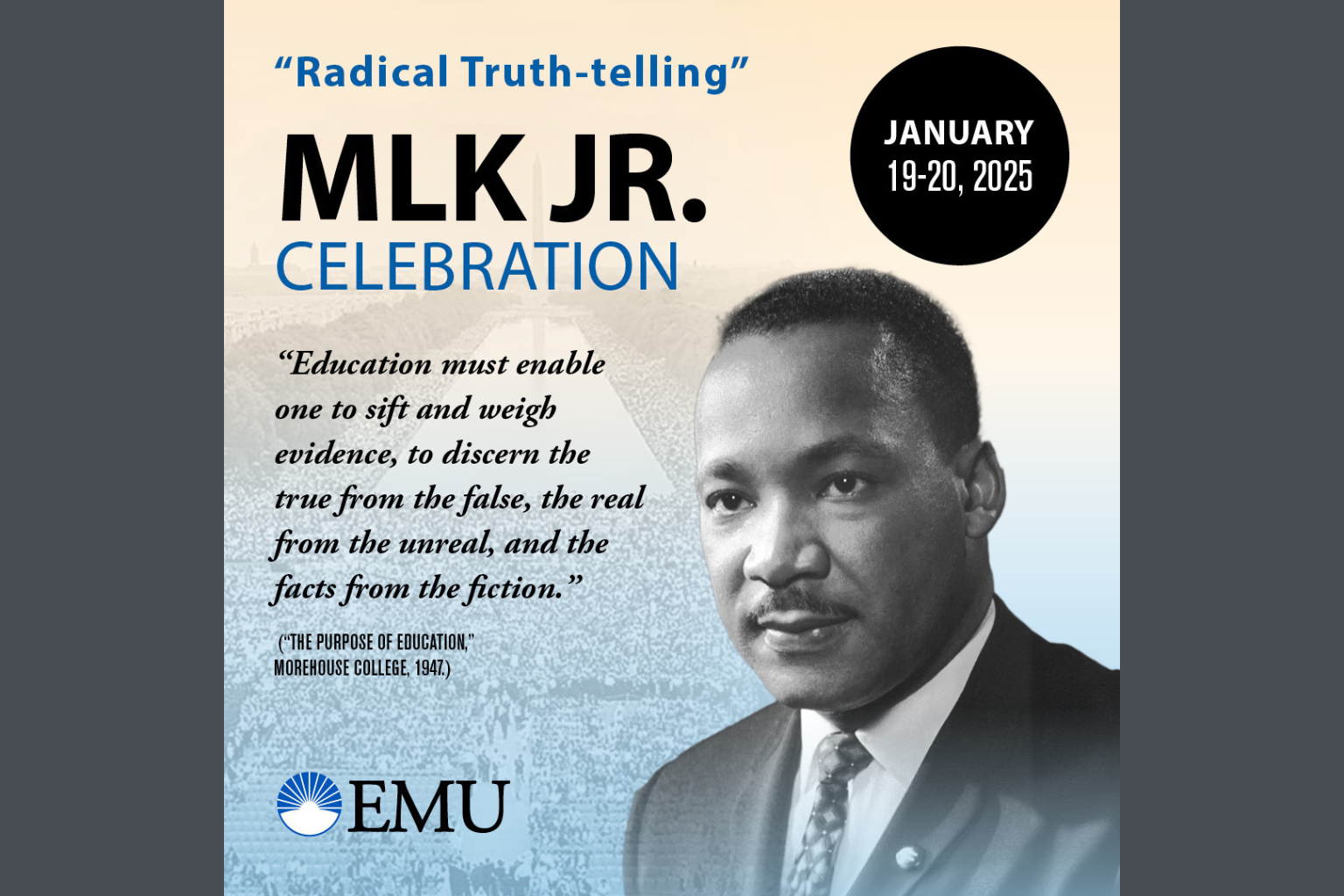 EMU to host MLK Jr. Celebration - EMU News