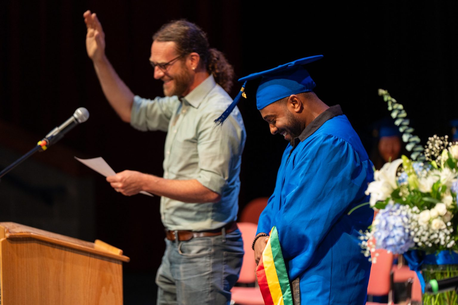 Donning of the Kente Ceremony honors graduates' multicultural and ...