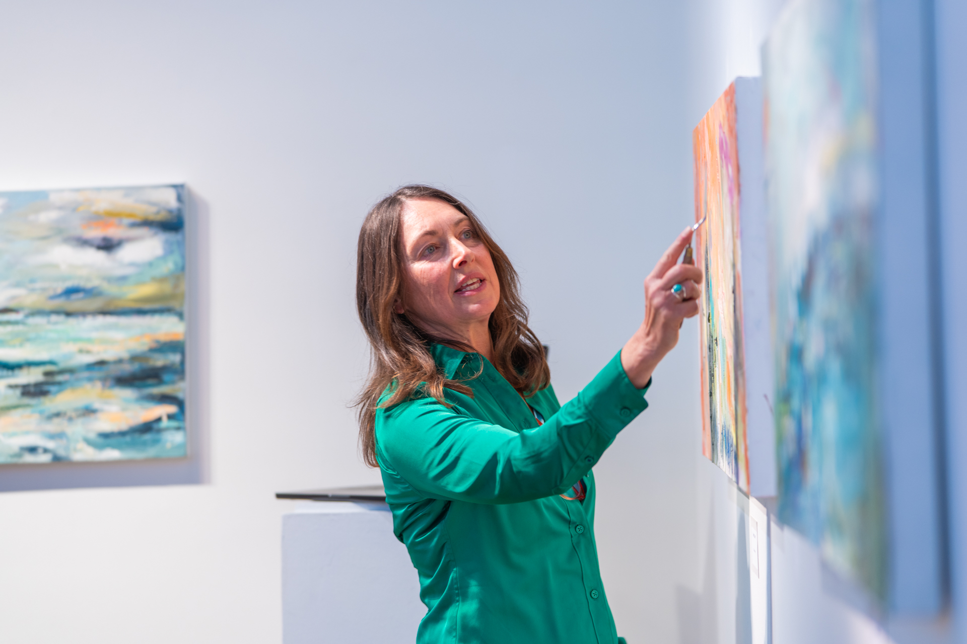 PHOTO GALLERY: Art exhibit transports viewers to the sea - EMU News
