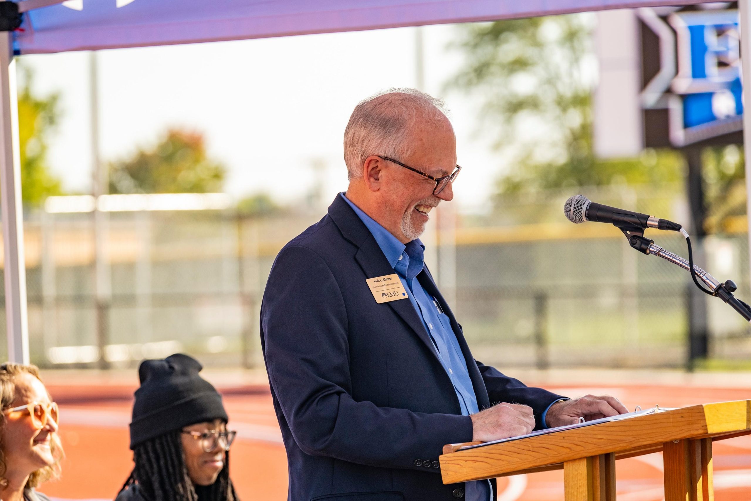 Longtime advancement VP switching gears and staying on - EMU News