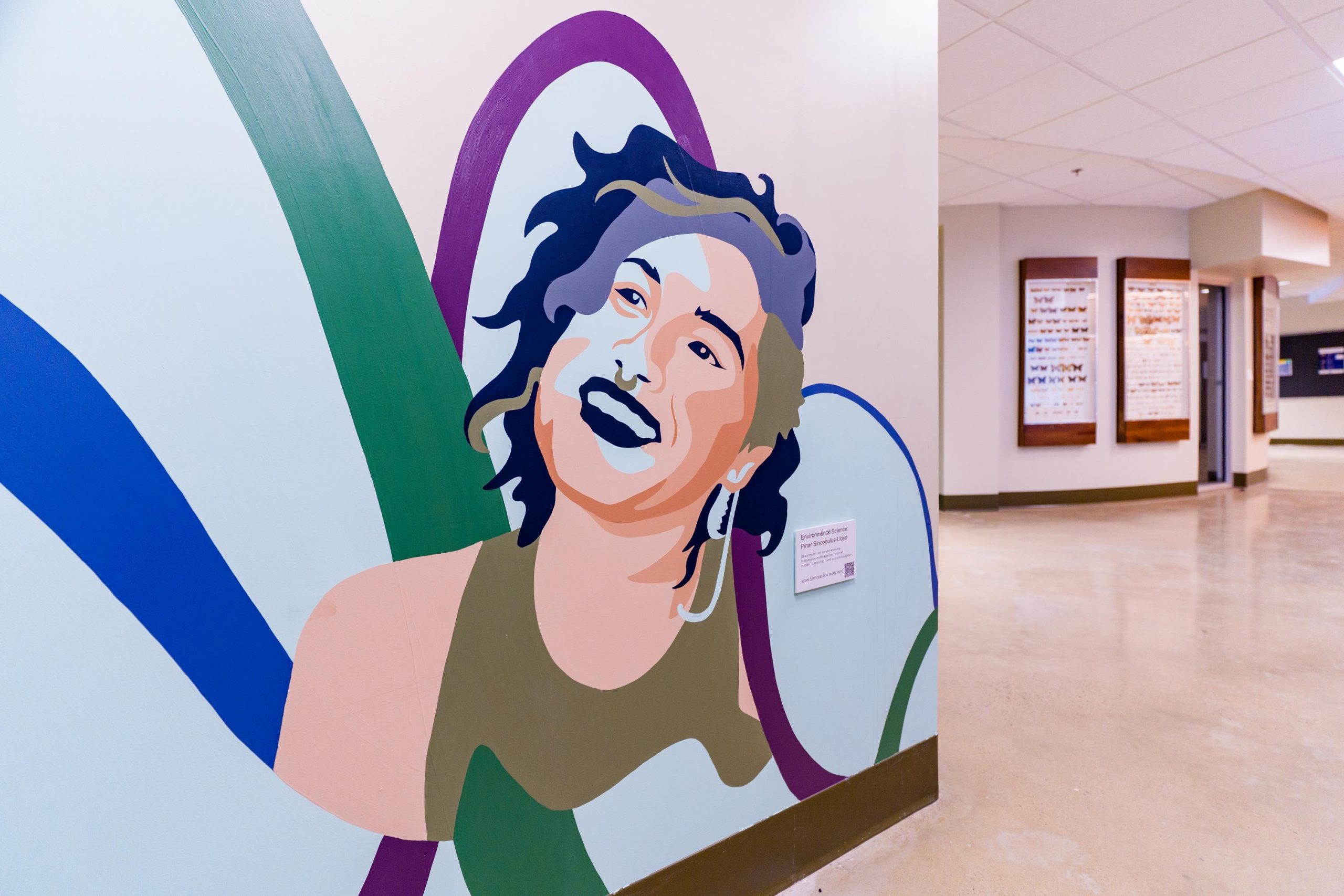 EMU welcomes Pınar Ateş Sinopoulos-Lloyd to campus for mural dedication ...